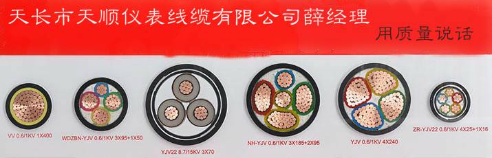 ZR-YJV-1KV 3*2.5交联电缆丨阻燃型_YJV电缆_天长市天顺仪表线缆有限公司