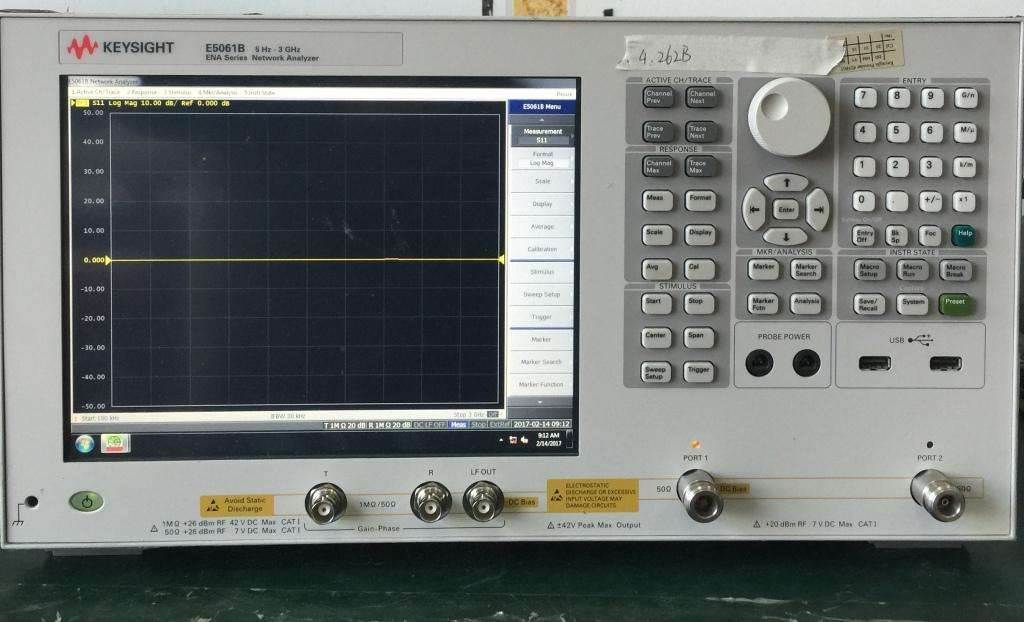 【Keysight 安捷伦 E5061B ENA 矢量网络分析仪300kHz-1.5GHz】价格,厂家,综合测试仪-搜了网