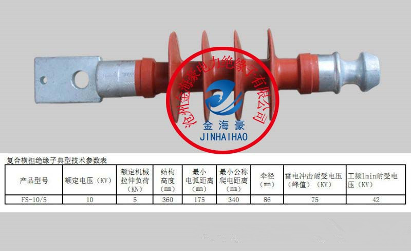 FS-10/5横担复合绝缘子 - 建材批发网