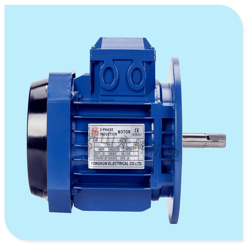 带刹车电磁制动铝壳电机Y2EJ-7124-370W-B5 - 电气控制批发网
